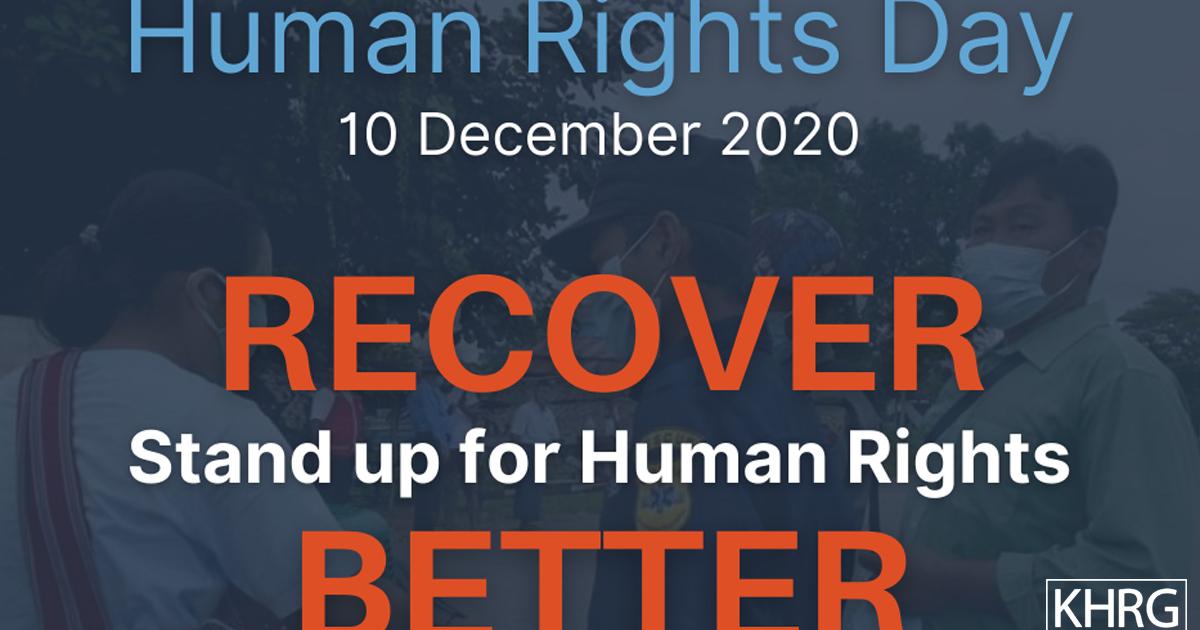 Human Rights Day (10 December 2020) | Karen Human Rights Group